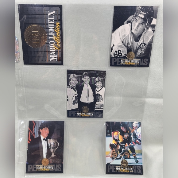 Leaf | Other | 99394 Leaf Hockey Mario Lemieux Collection Complete Set 1 Cards | Poshmark